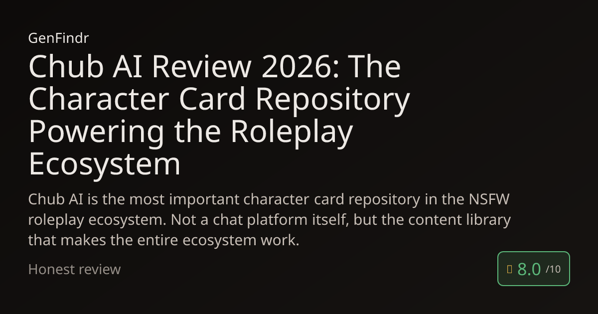Chub AI Review 2026: The Character Card Repository Powering the ...