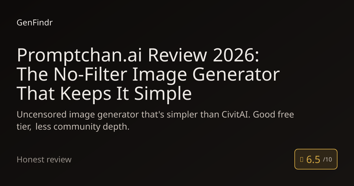 Promptchan.ai Review 2026: The No-Filter Image Generator That Keeps It ...